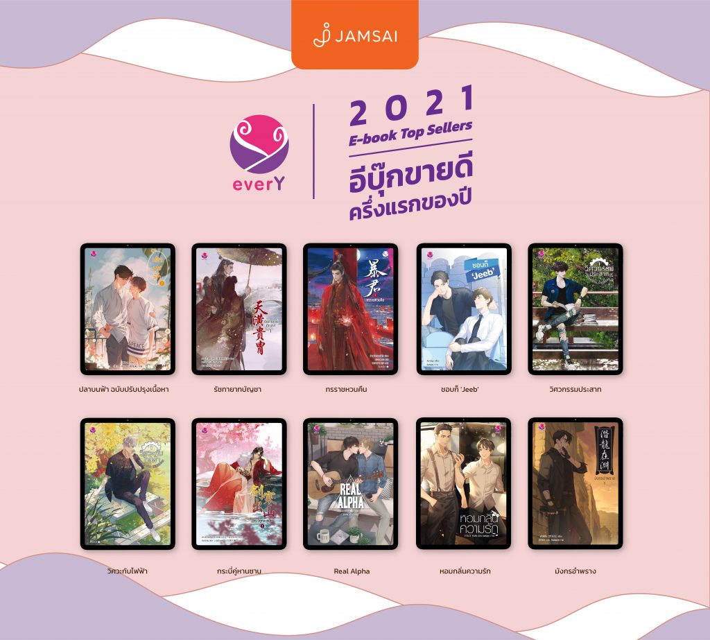 E-book สุดปัง! ที่นักอ่านดาวน์โหลดสูงสุด ครึ่งแรกของปี 2021 | Jamsai